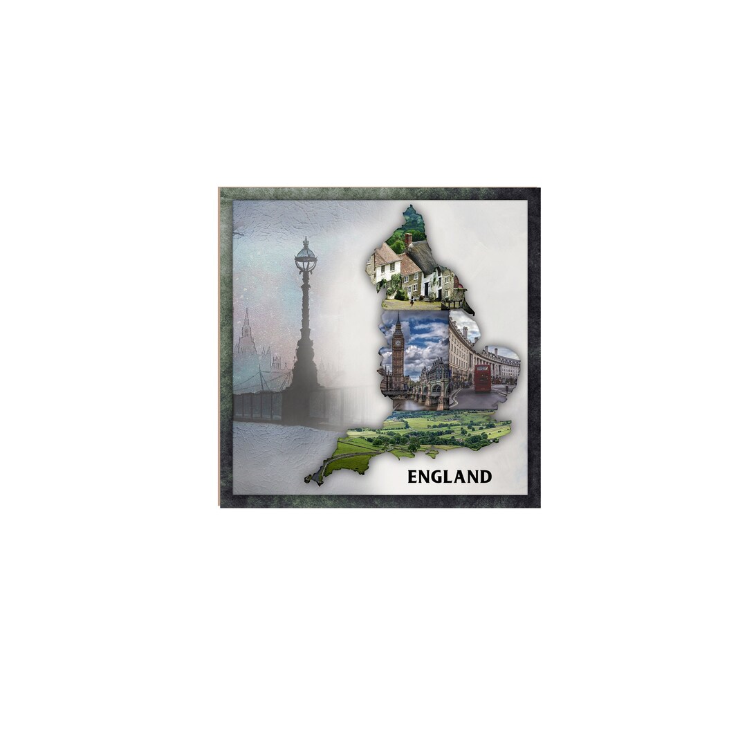 England Scrapbook Template, Digital Scrapbook Template, England ...