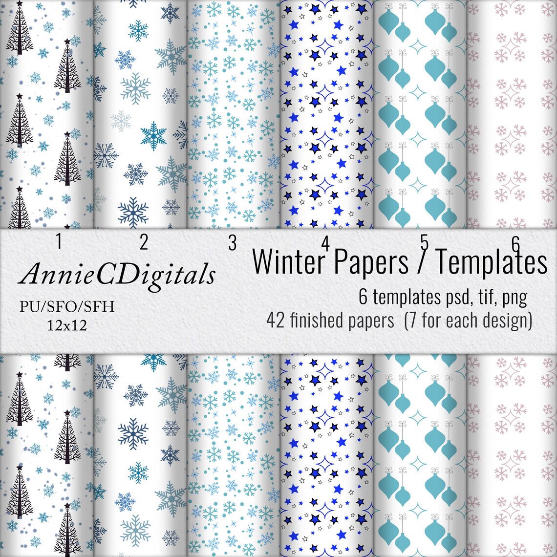 Digital Scrapbooking Paper Templates Digital Scrapbook Paper - Etsy