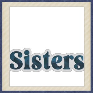 Scrapbook Templates, Digital Scrapbook Template, Sisters Scrapbook ...