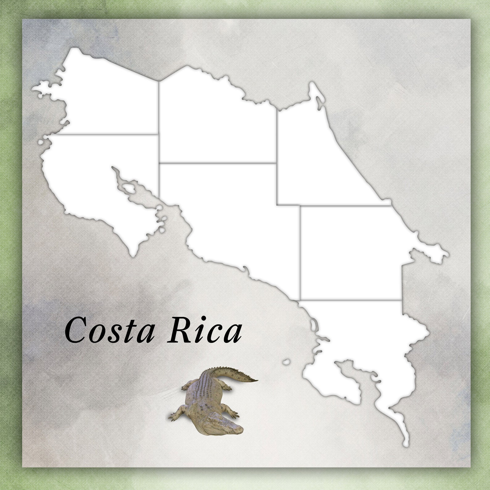 Costa Rica Scrapbook Template Digital Scrapbook Template | Etsy