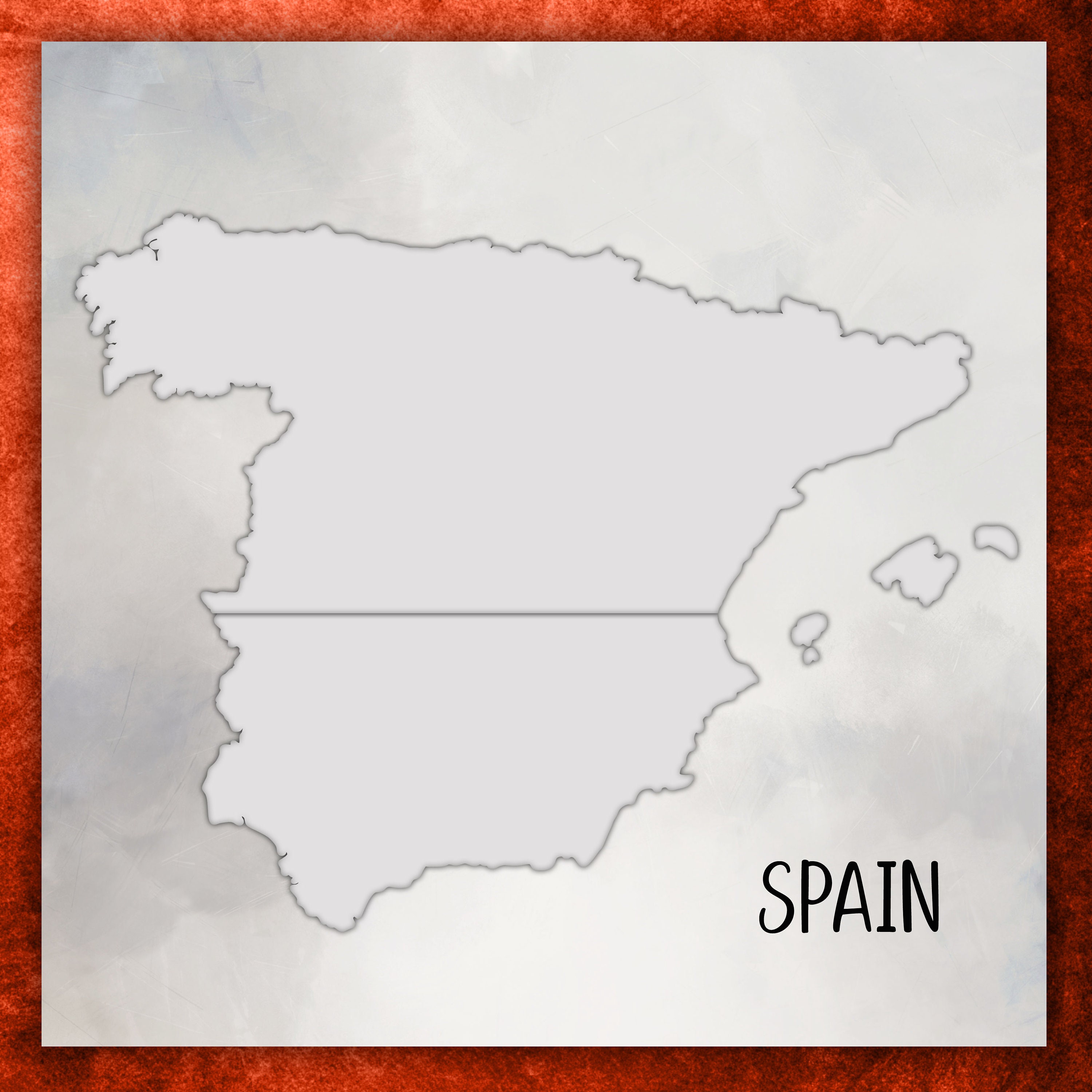 Spain Scrapbook Template, Digital Scrapbook Template, Spain Scrapbook ...