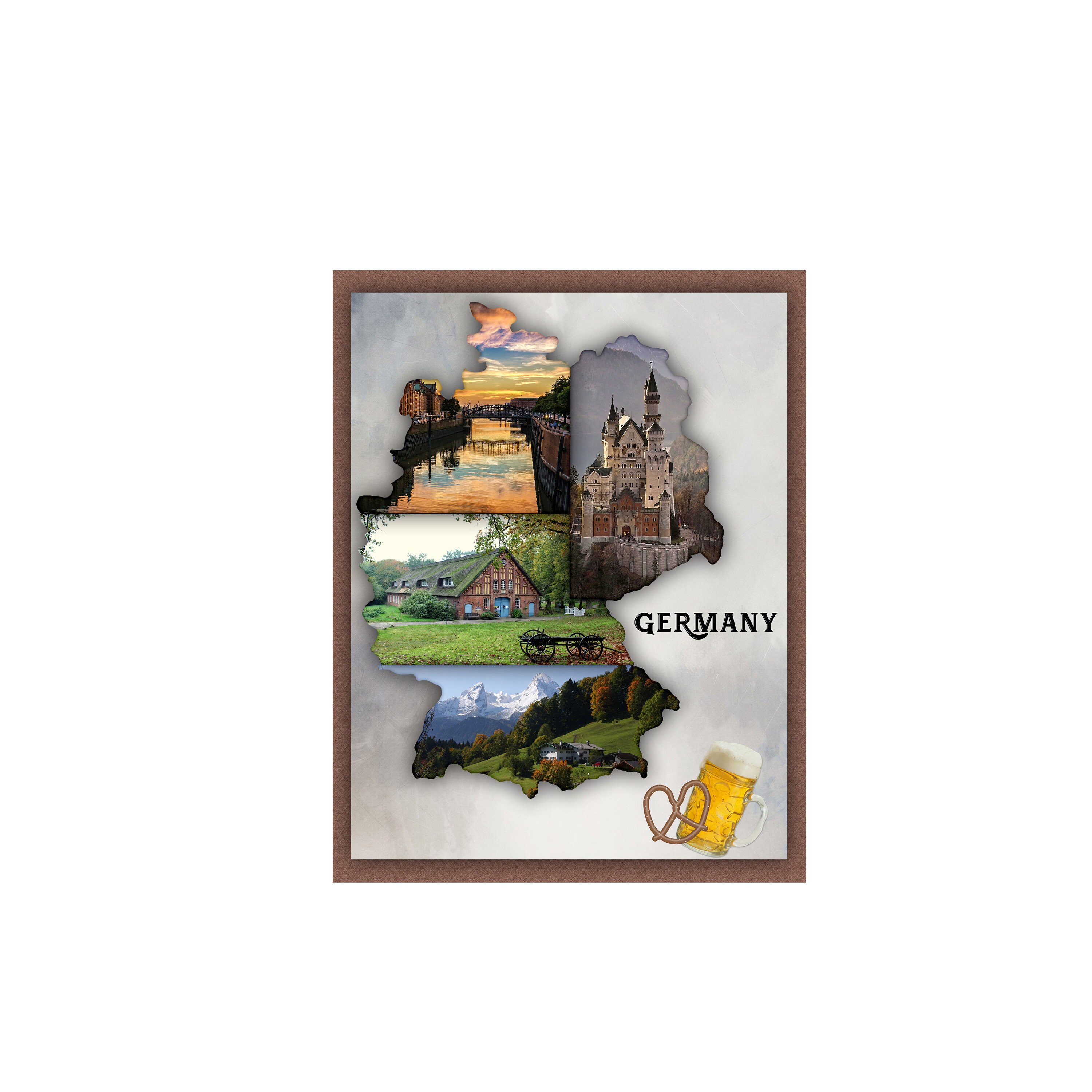 Germany Scrapbook Template Digital Scrapbook Template - Etsy