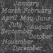 Months of the Year Clip Art, Months of the Year Word Art, Digital Clip ...
