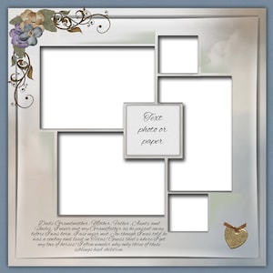 Scrapbook Templates, Digital Scrapbook Template, Scrapbook Pages ...