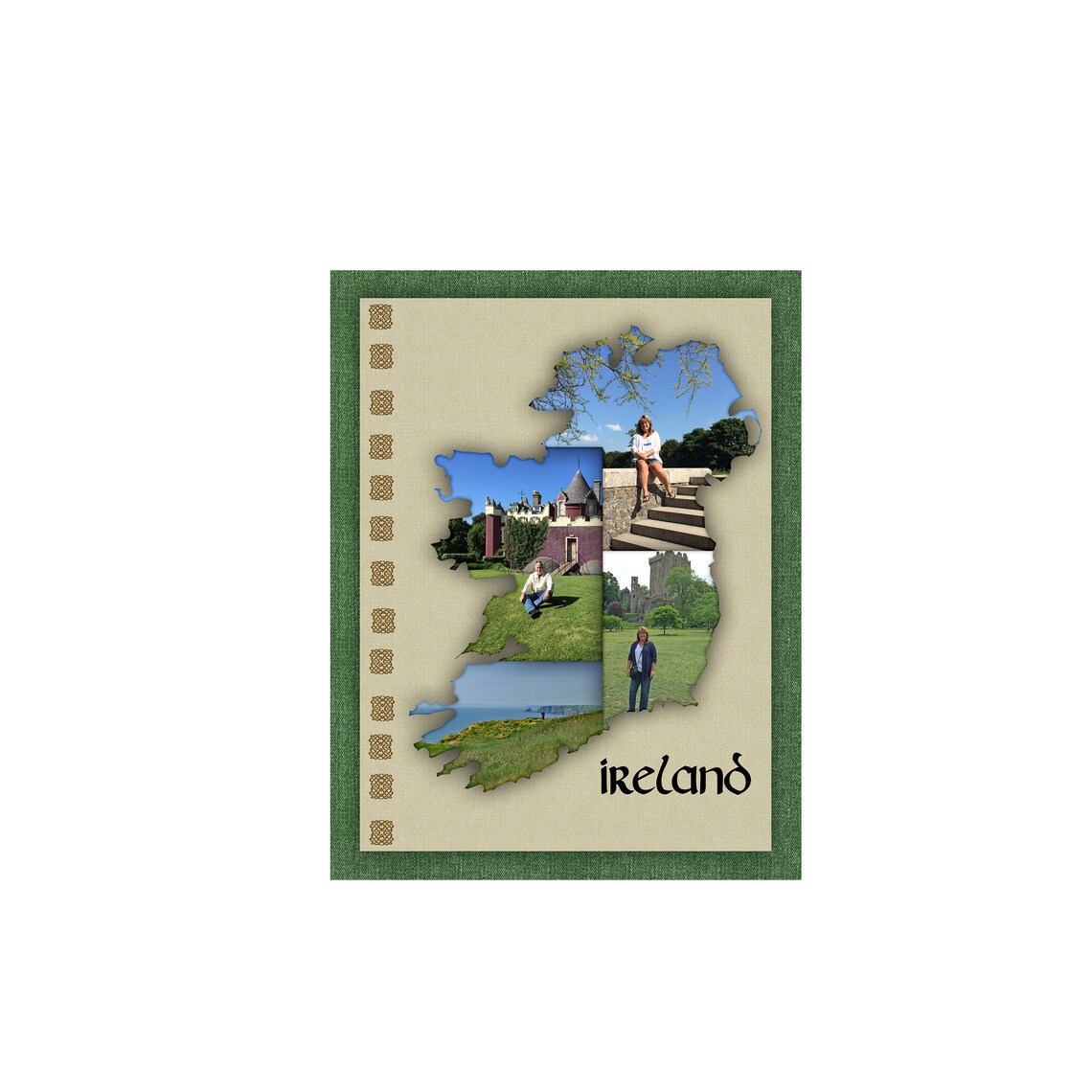Ireland Scrapbook Template, Digital Scrapbook Template, Ireland ...