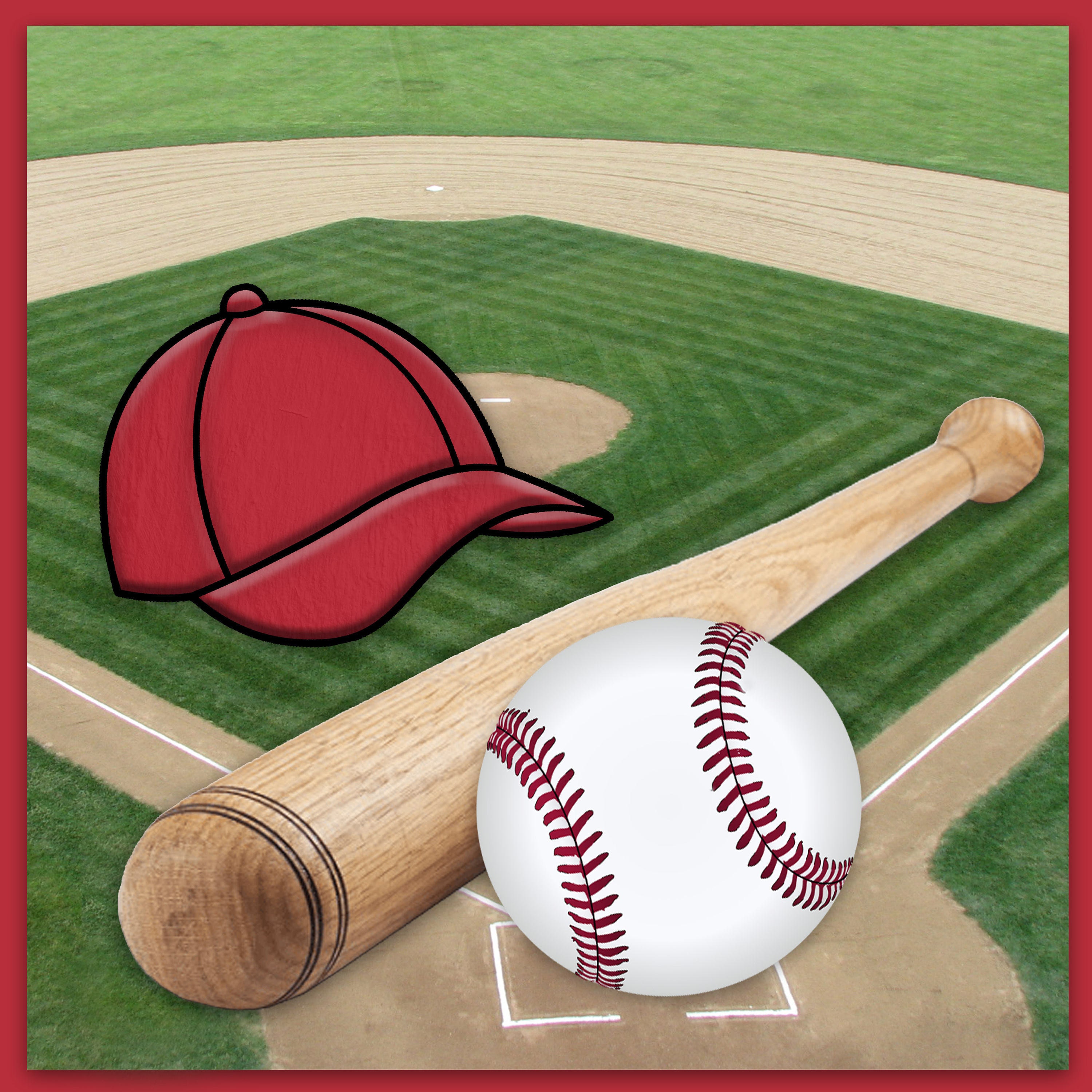 Baseball Digital Scrapbook Template Baseball Template - Etsy