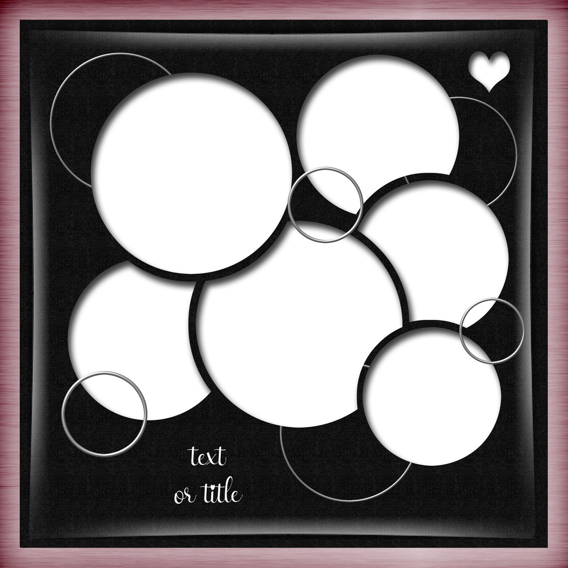 Scrapbook Template Digital Scrapbook Template Scrapbook - Etsy