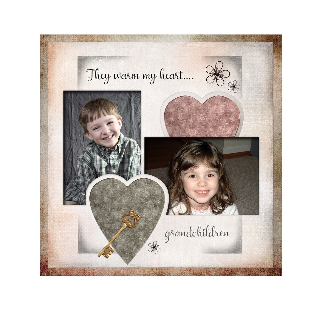 Scrapbook Templates Digital Scrapbook Template Scrapbook - Etsy