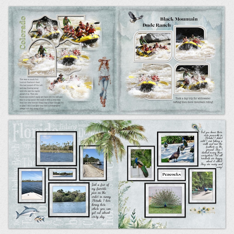 Scrapbook Layouts 12 X 12 - Etsy