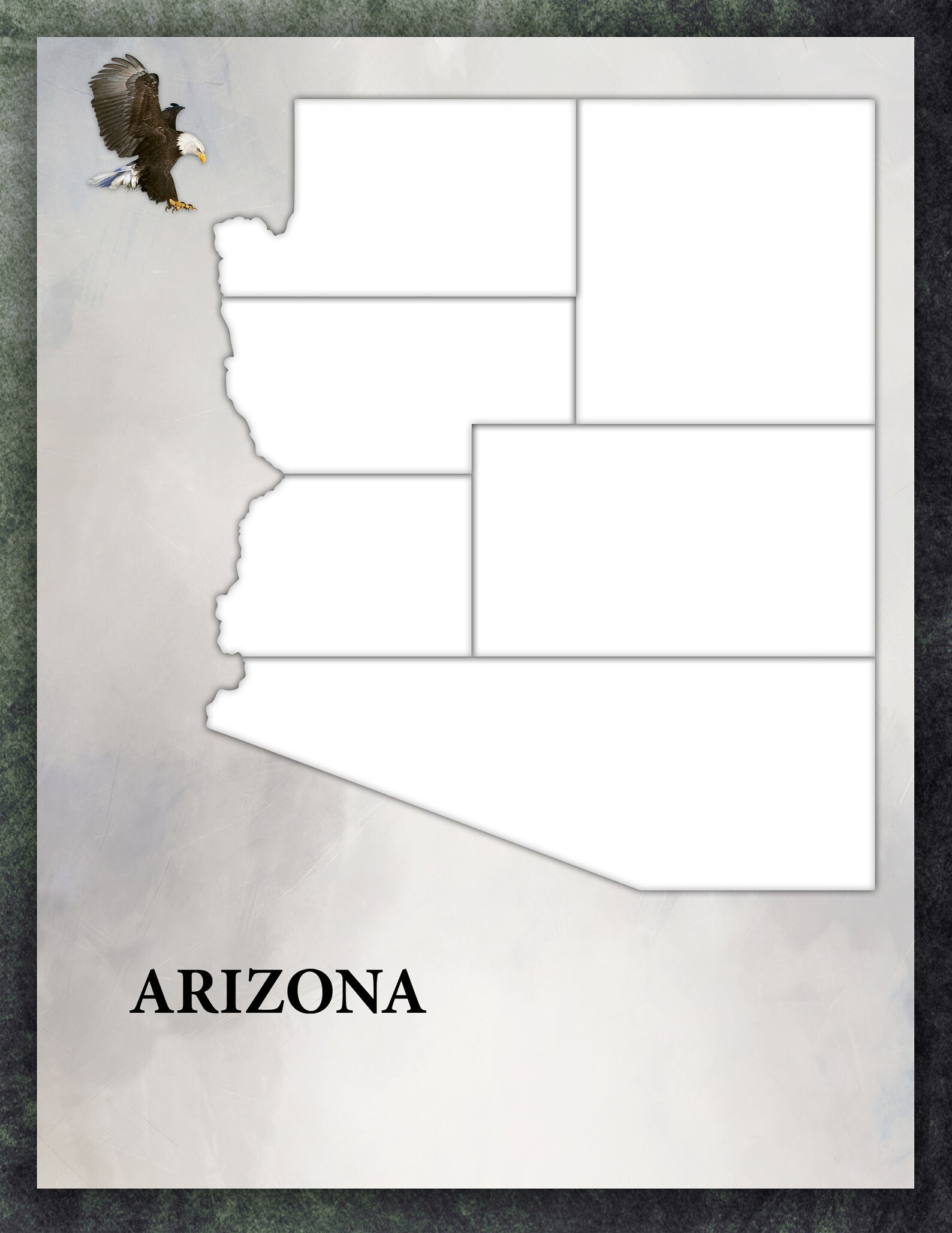 Arizona Scrapbook Template Digital Scrapbook Template - Etsy