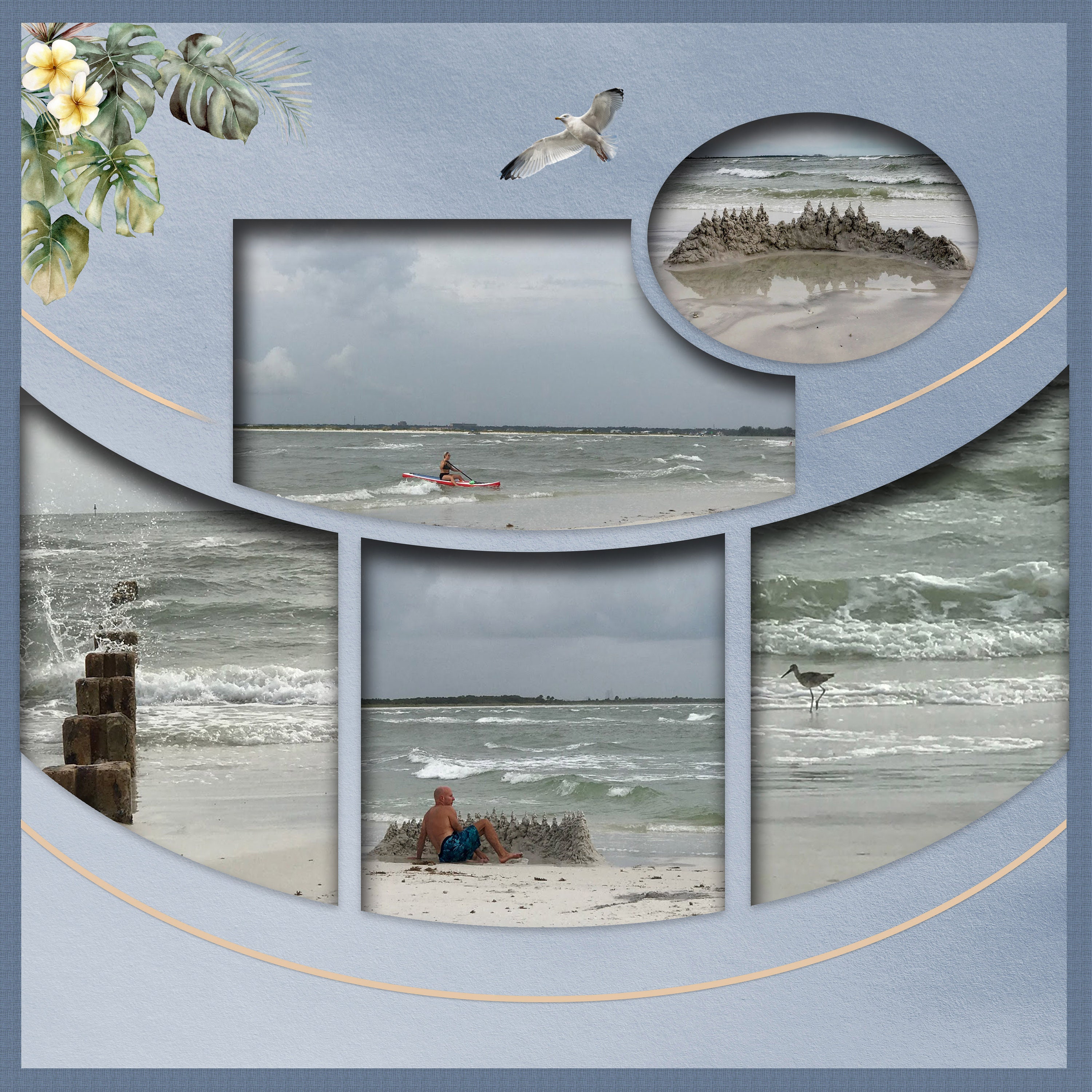 EZPZ Scrapbook Template Digital Scrapbook Template Scrapbook | Etsy