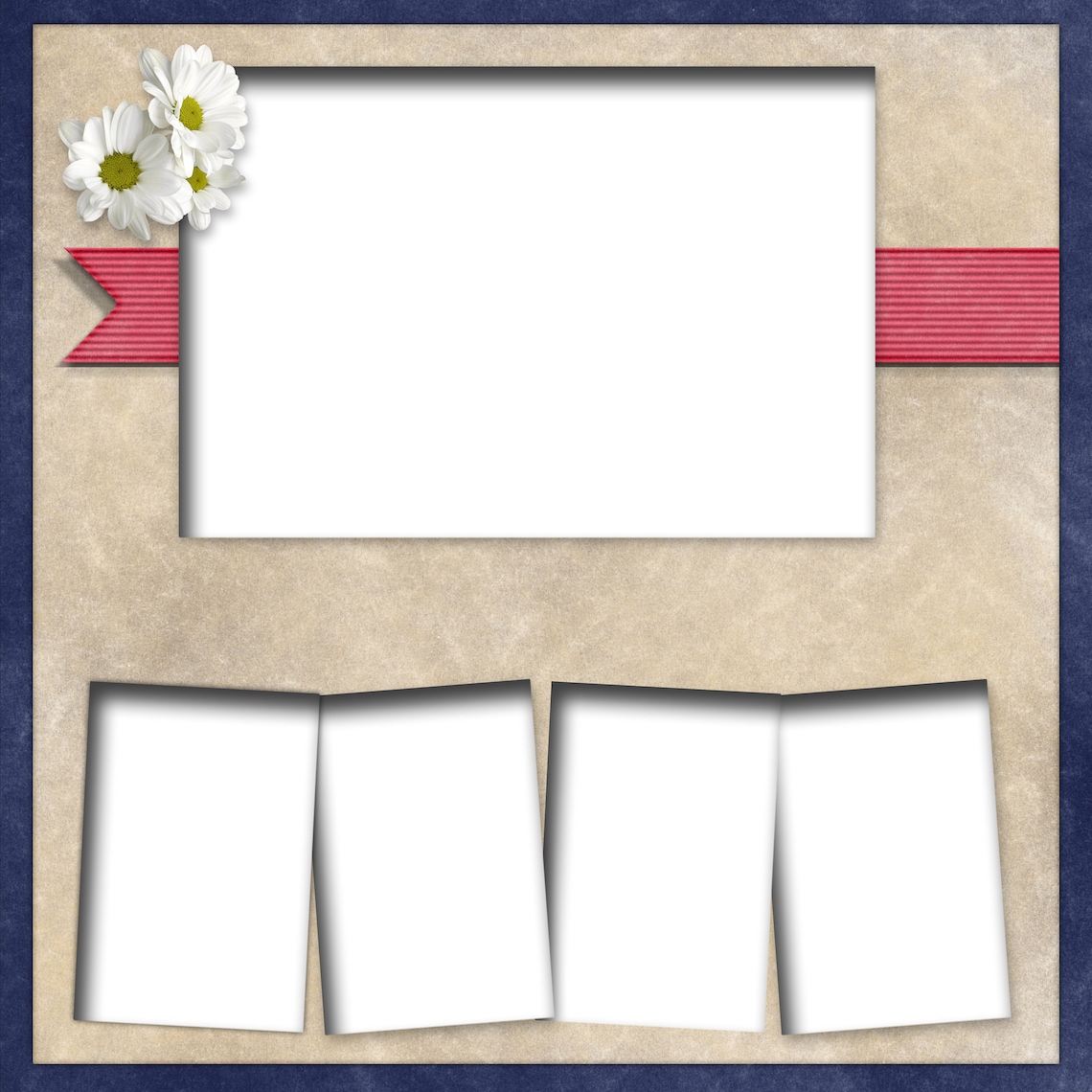 Scrapbook Templates Digital Scrapbook Template Scrapbook | Etsy