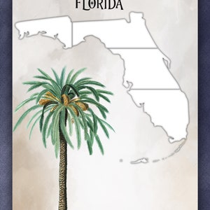 Florida Scrapbook Template, Digital Scrapbook Template, Florida ...