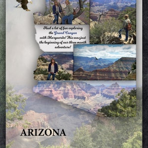 Arizona Scrapbook Template, Digital Scrapbook Template, Arizona ...