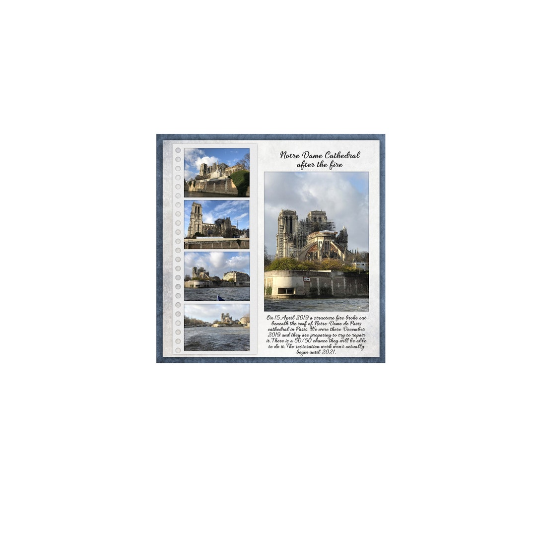 Quick Page Png, JPEG Cut File, Scrapbook Quick Page, Scrapbook Layouts ...