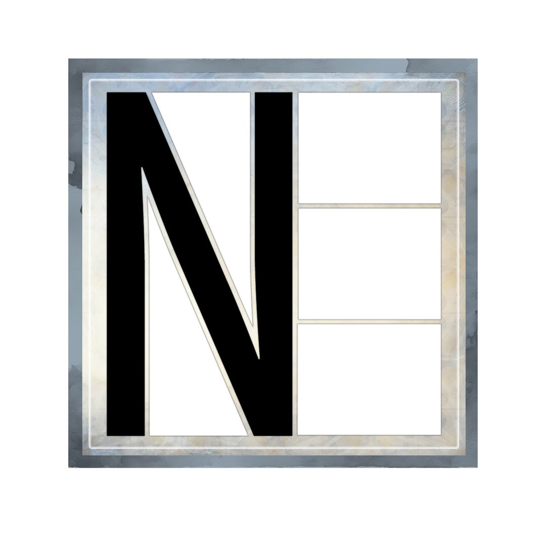 Digital Scrapbook Template, Alphabet Page Template, Scrapbook Collage ...