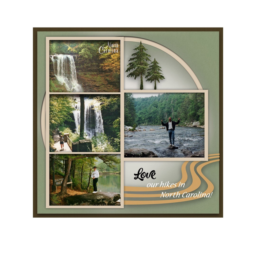 Scrapbook Templates, Digital Scrapbook Template, Scrapbook Pages ...