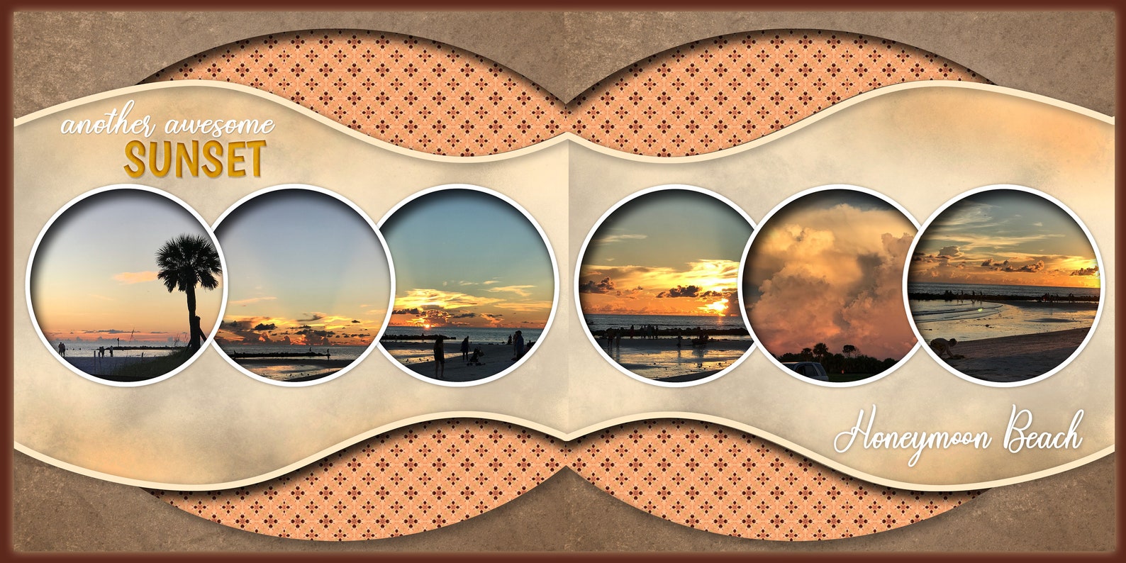 Scrapbook Template Double Page Template Double Page | Etsy