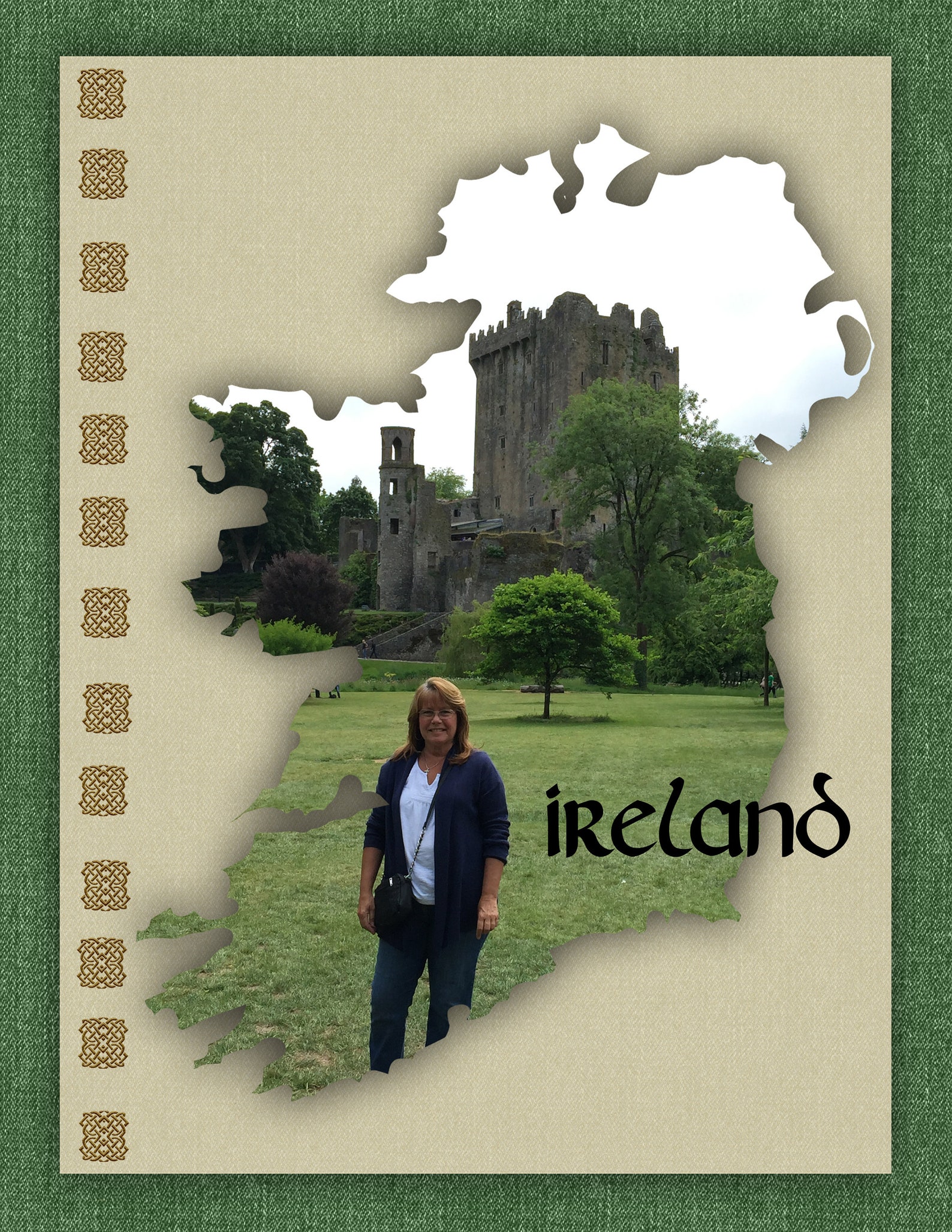 Ireland Scrapbook Template Digital Scrapbook Template | Etsy