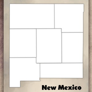 New Mexico Scrapbook Template, Digital Scrapbook Template, New Mexico ...