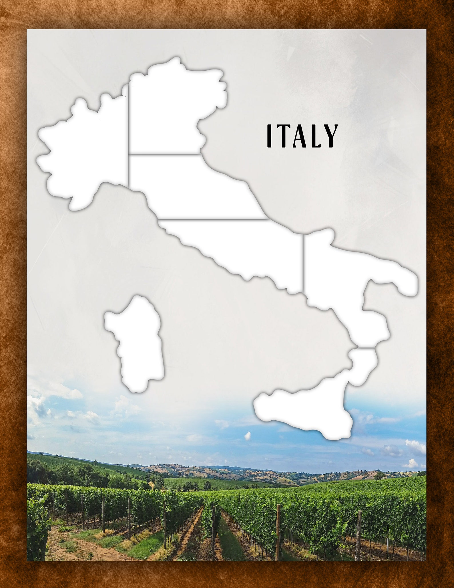 Italy Scrapbook Template Digital Scrapbook Template Italy - Etsy