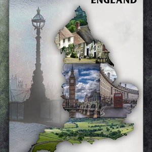 England Scrapbook Template, Digital Scrapbook Template, England ...