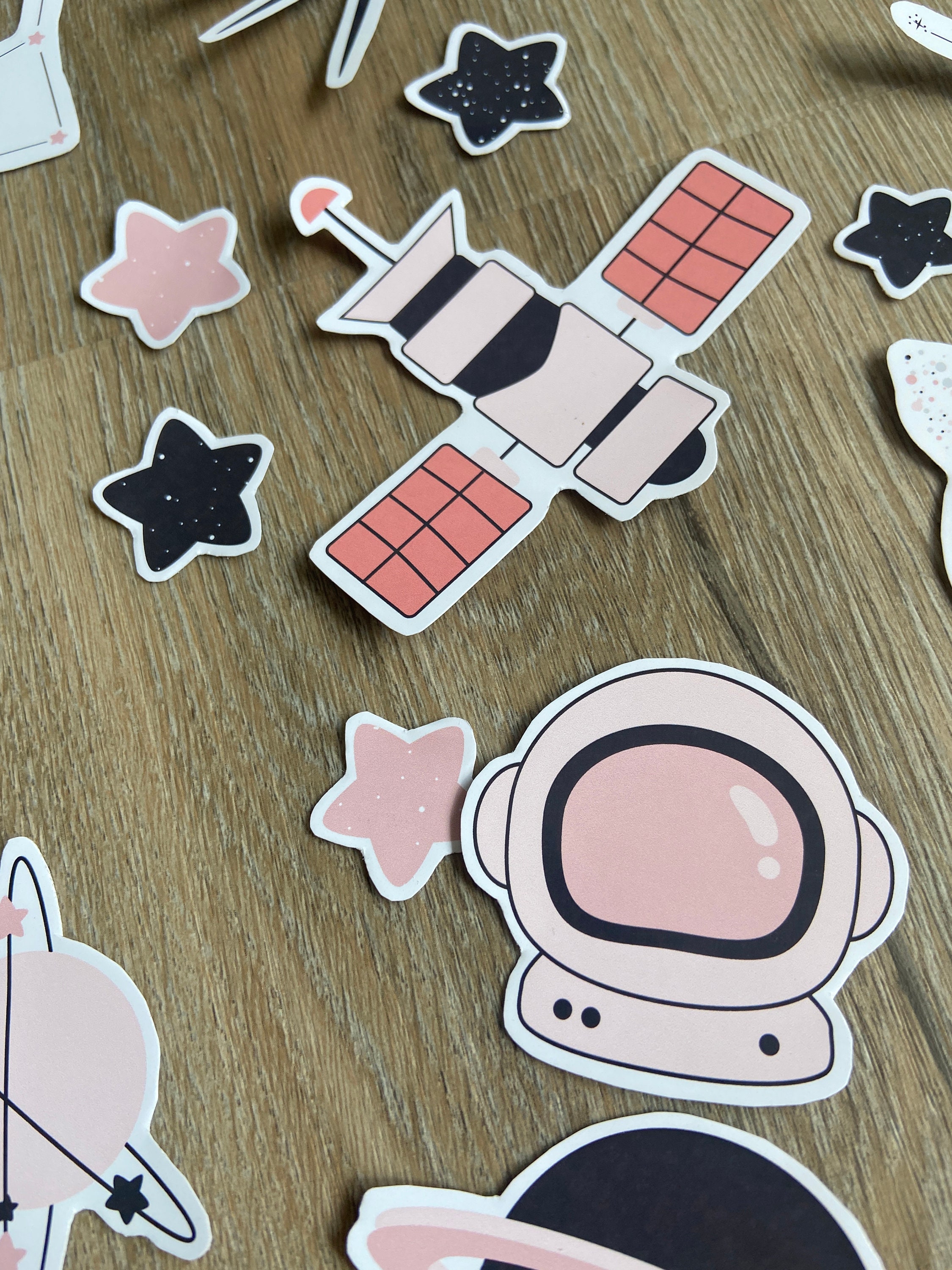 In to space sticker pack galaxy sticker planet sticker - Etsy Nederland