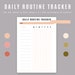 Daily Routine Tracker Printable Sheet| Printable | PDF | Instant ...