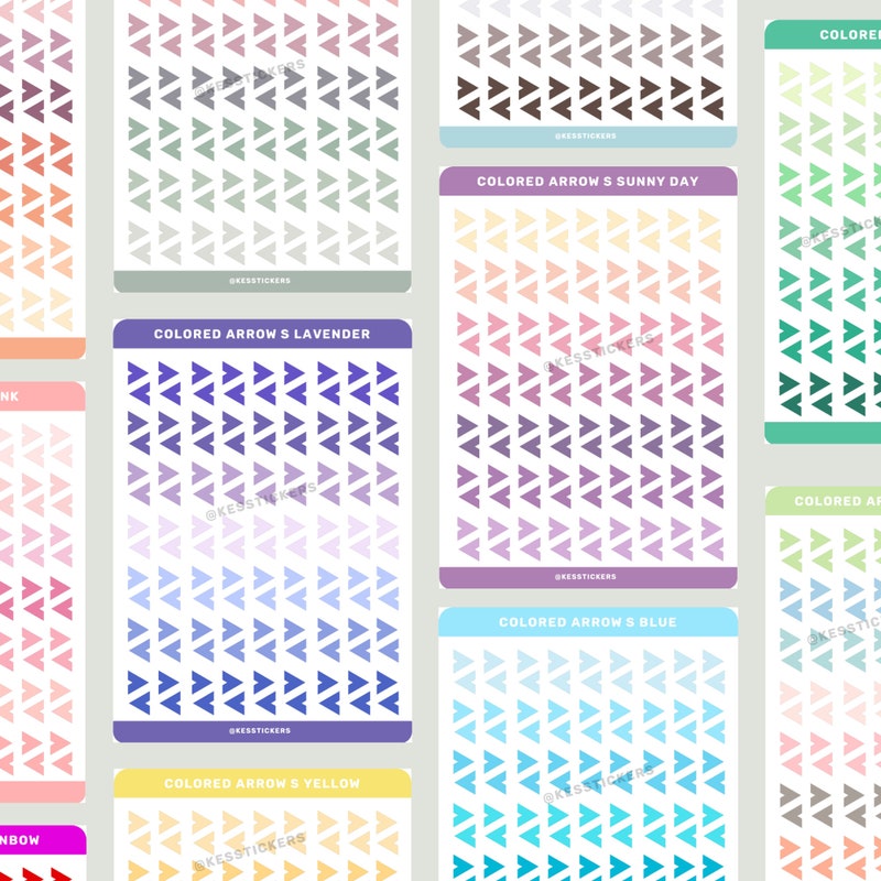 Arrow Stickers - Etsy