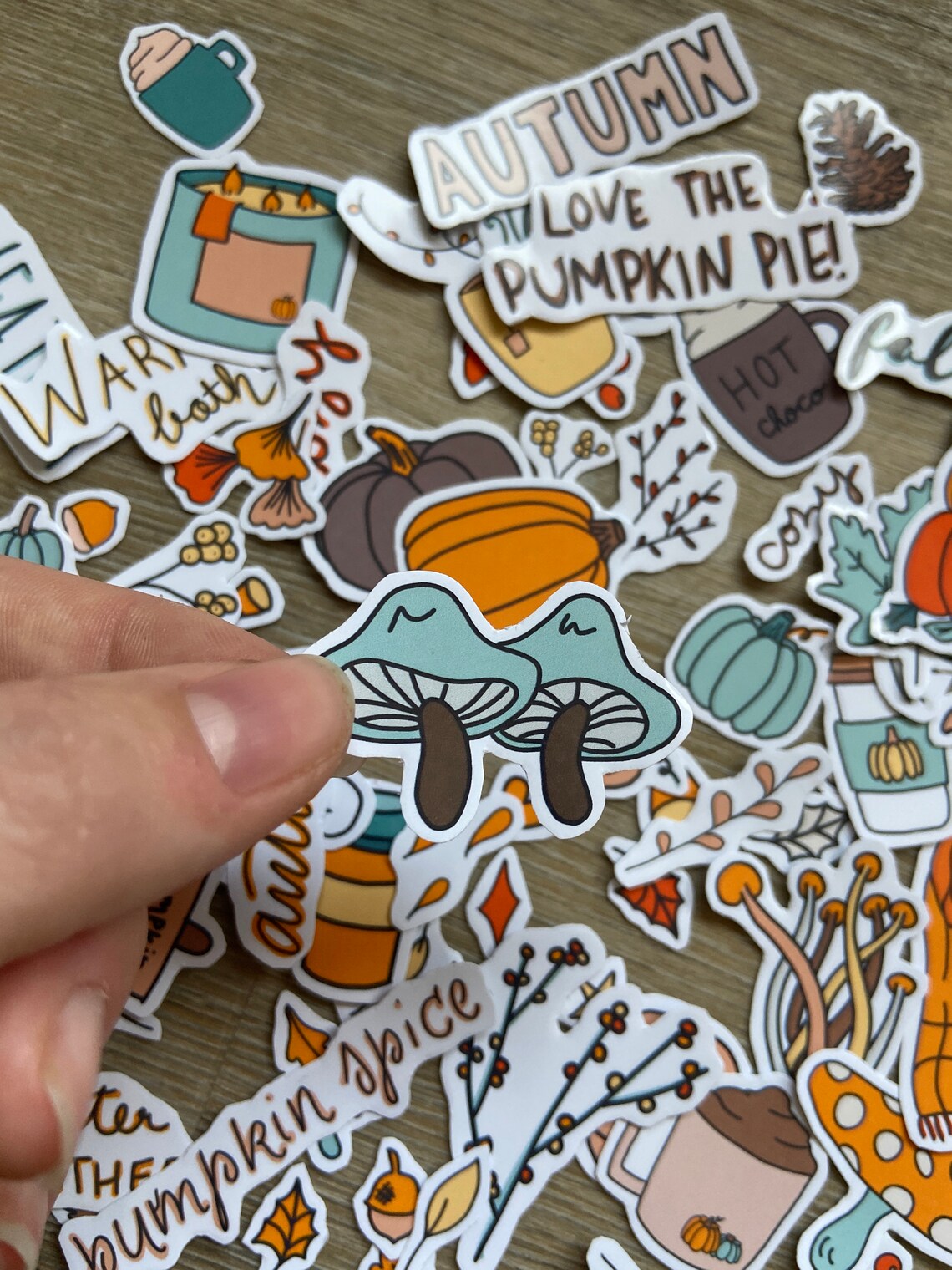 Fall theme sticker pack autumn vibe stickers pumkin vibe - Etsy Nederland