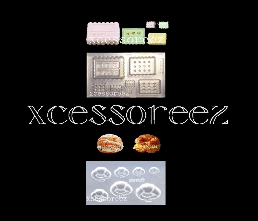 HIGHLY DETAILED Dollhouse Miniature Faux Food Molds for Crafts: English ...