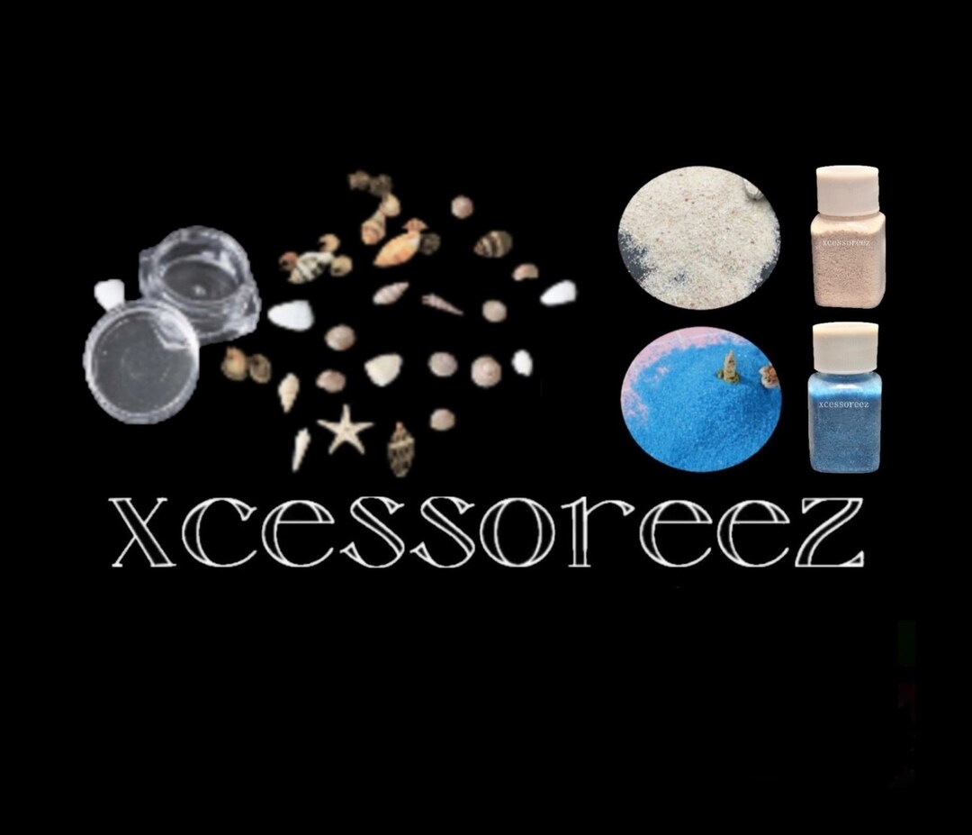 Pond Fillers: Asst Micro Seashells, Colored Sand for Casting Crafts ...