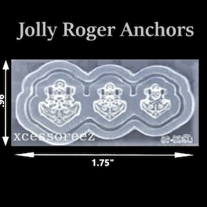 Miniature THE SEA Molds: Turtles/mermaids, Seashells, Jolly Roger ...