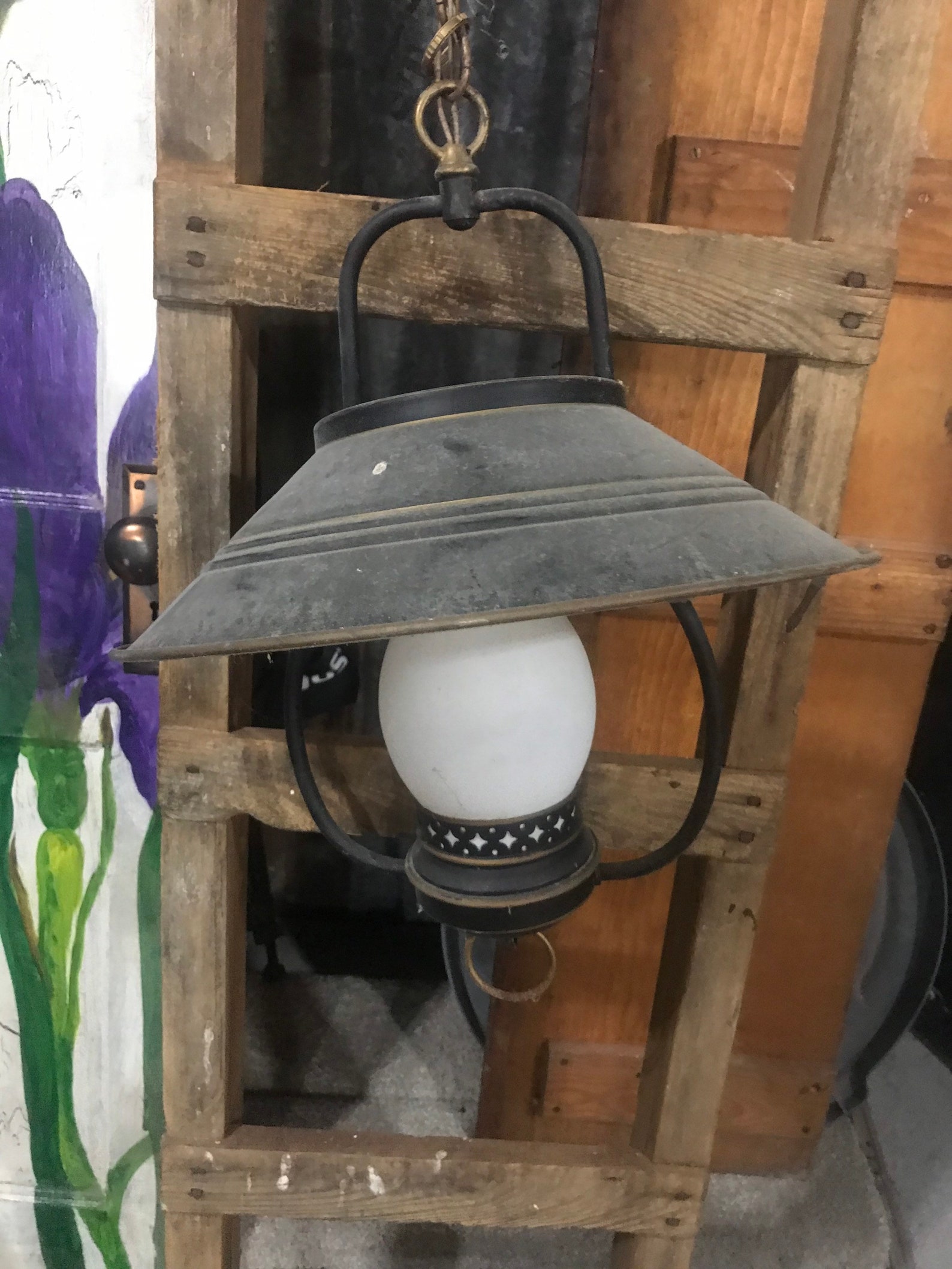 Vintage Hurricane Ceiling Light Fixtures - Etsy