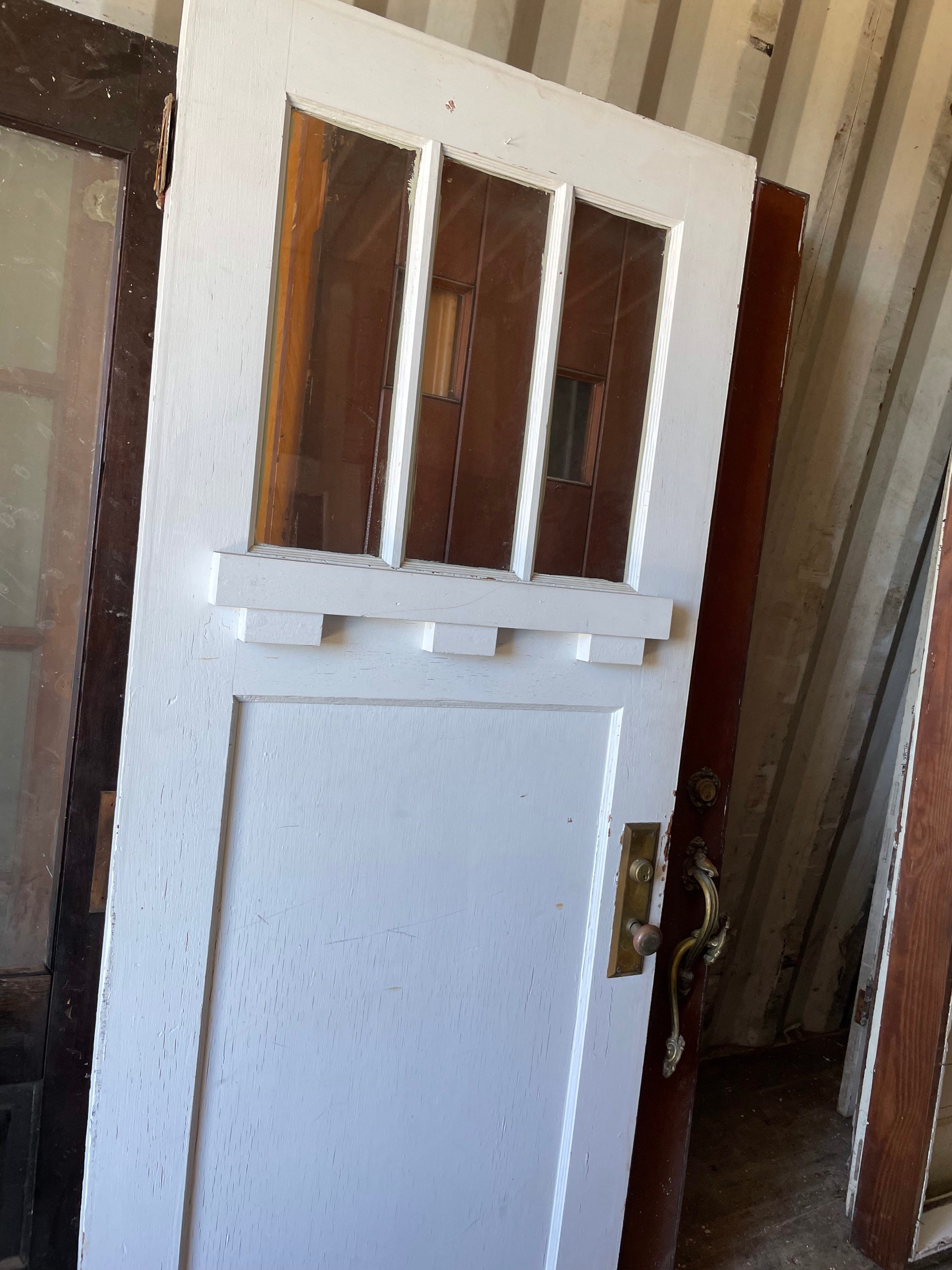 Antique Salvaged Doors With Glass /no 29 or Less Doors - Etsy