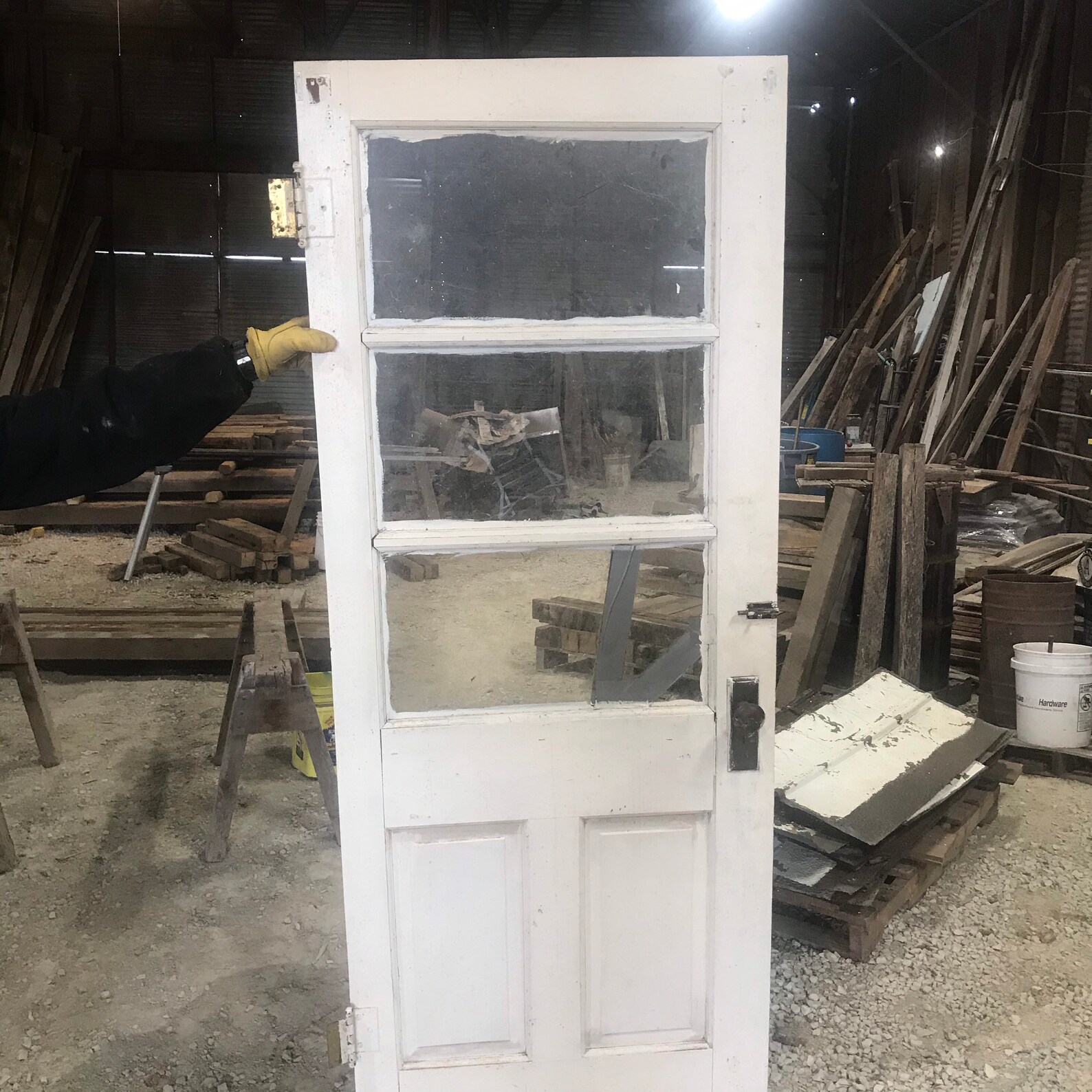 Antique Salvaged Doors With Glass /no 29 or Less Doors - Etsy