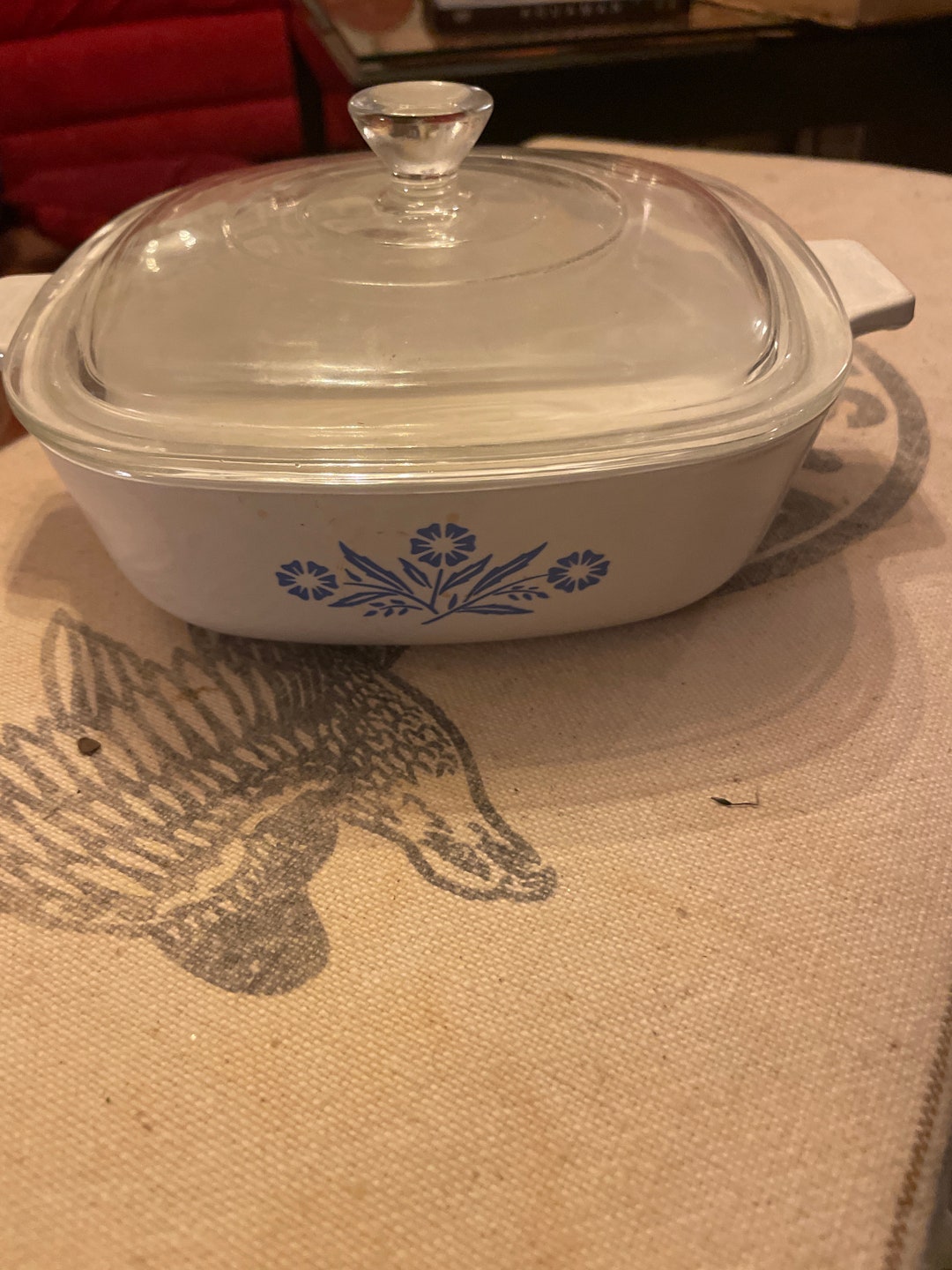 Corning Cornflower Blue Baking Dish - Etsy