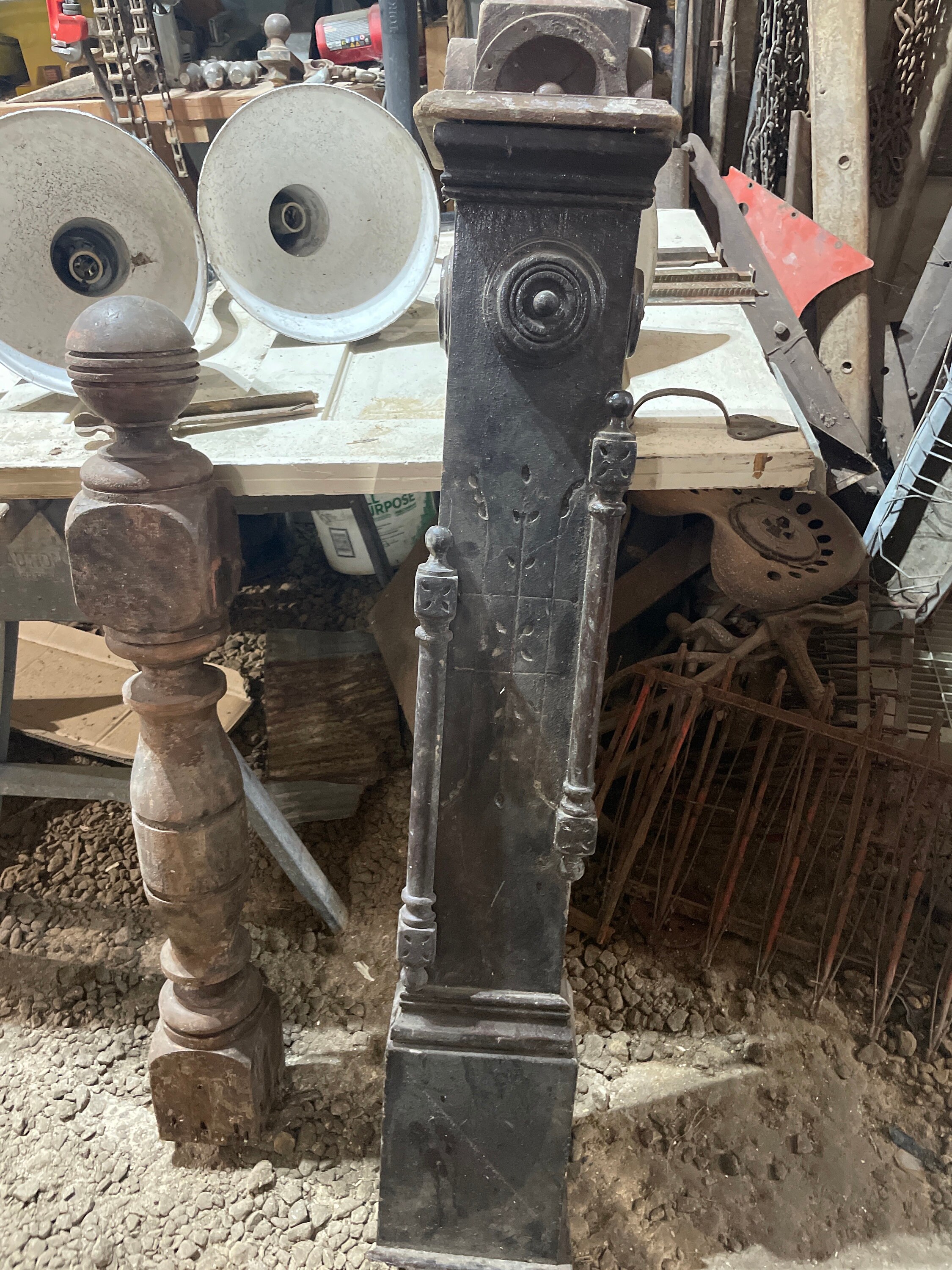 Antique Newel Post - Etsy