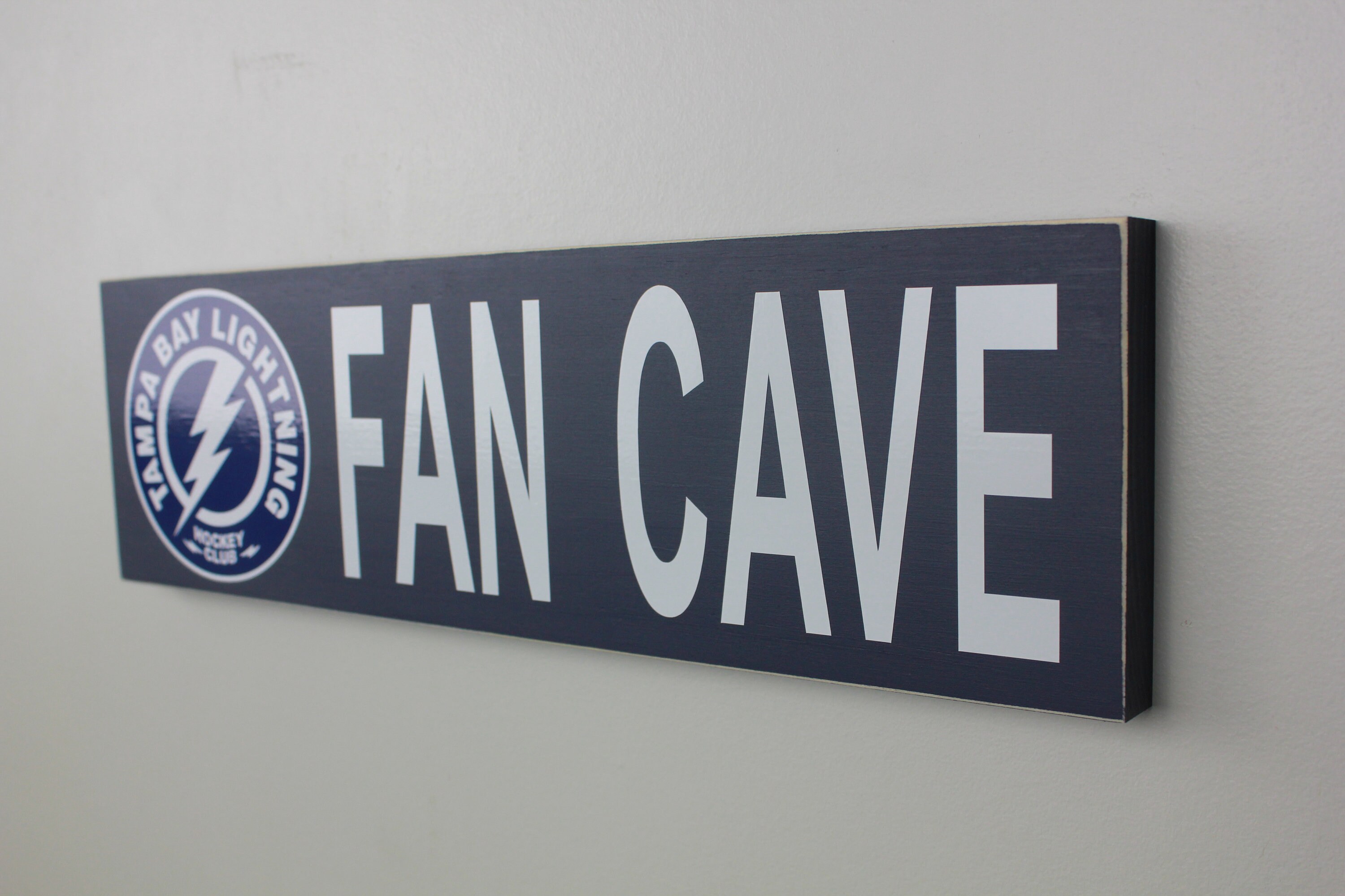 Tampa Bay Lightning Fan Cave Wood Sign Tampa Bay Lightning | Etsy