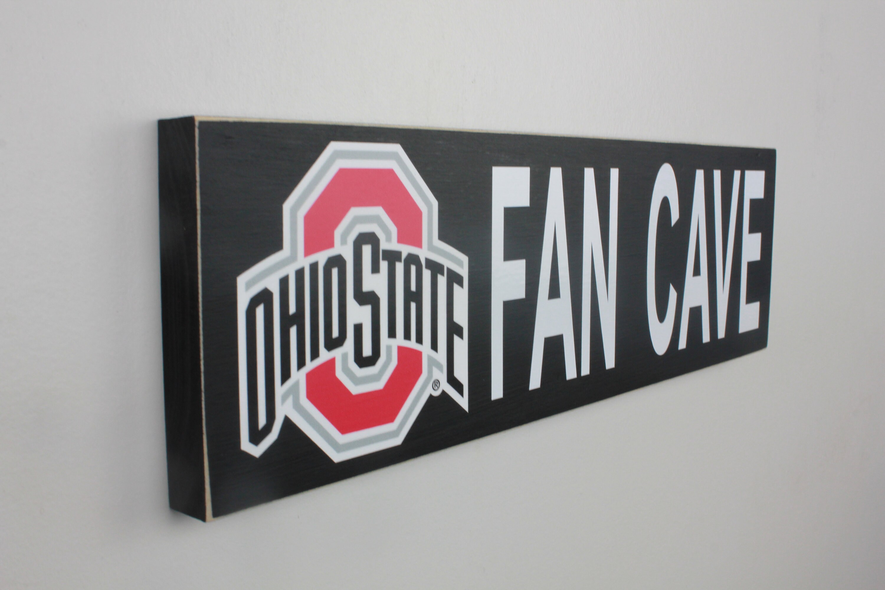 Ohio State Buckeyes Fan Cave Wood Sign Ohio State Buckeyes - Etsy