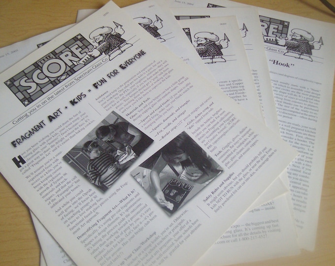 The Score Spectrum Glass Newsletter Stained Glass Patterns Quilting ...