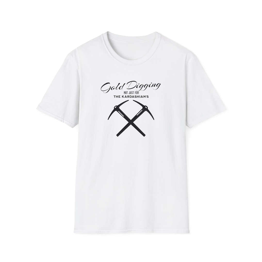 Men's Gold Panning T-shirt, Gold Prospecting Tee, Gold Mining Lover ...