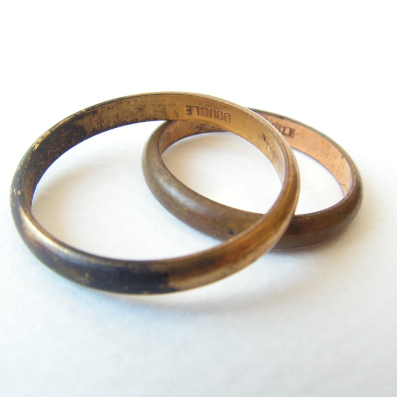 Gold Wedding Ring Pairs - Etsy