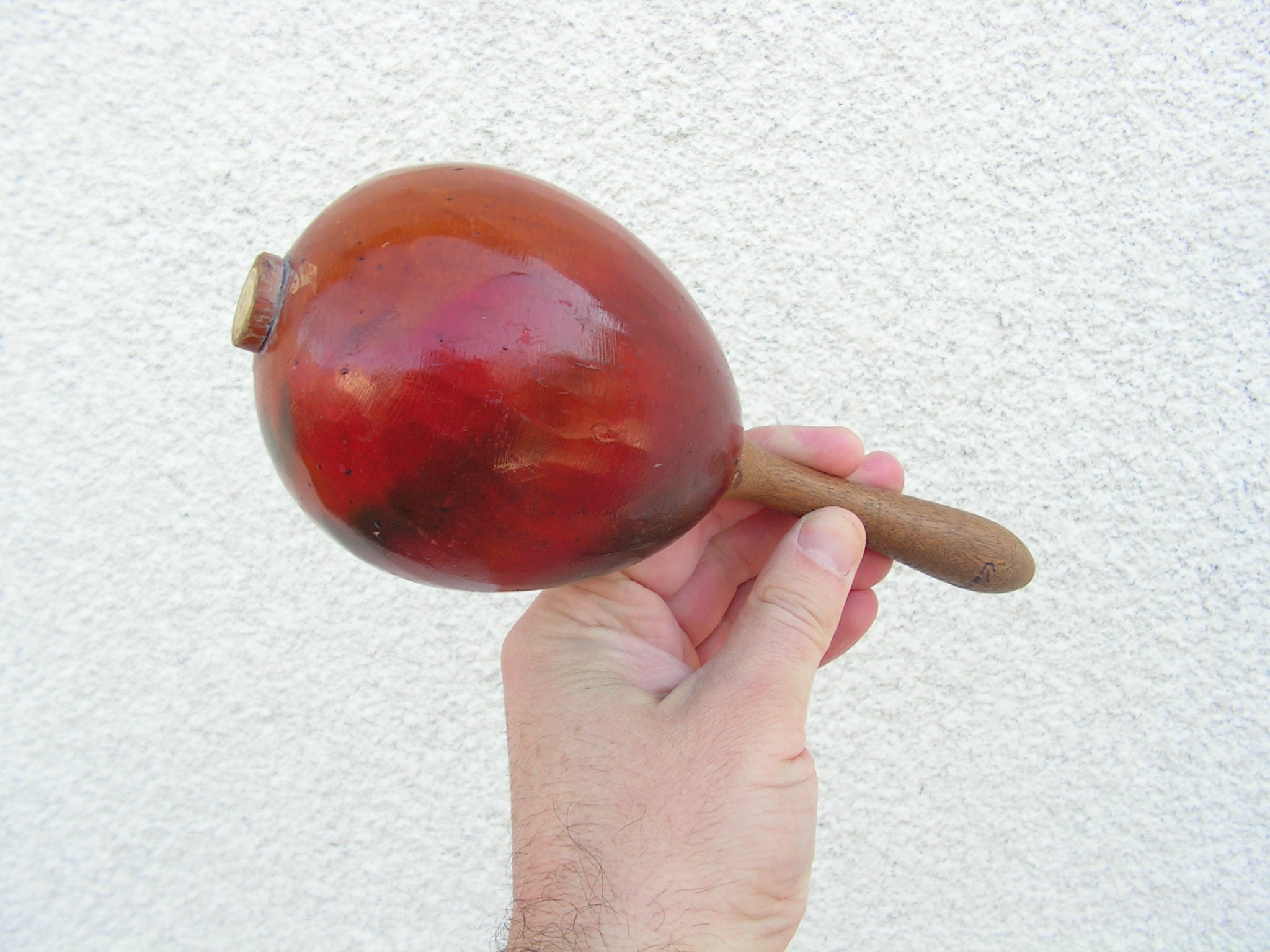 Vintage Maracas, Hand-made Maracas With Wooden Handle, Percussion ...