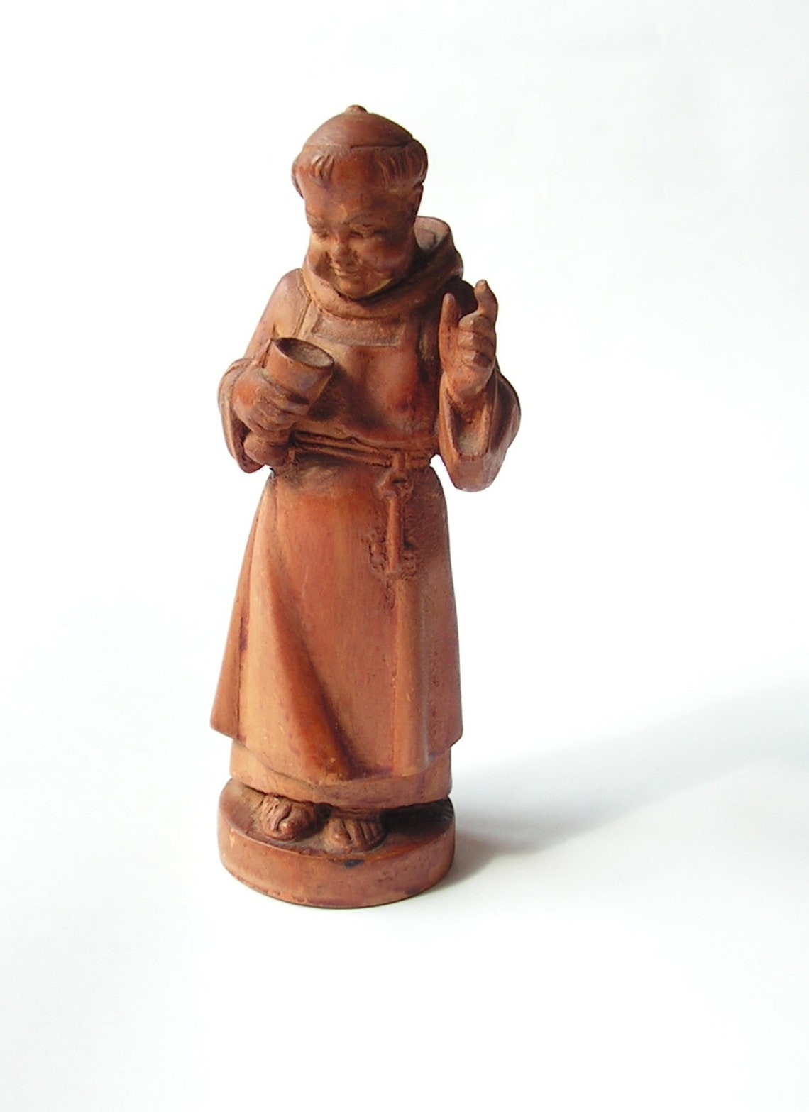 Wooden Figure Priest Religious Art Figurine Catholic Priest | Etsy