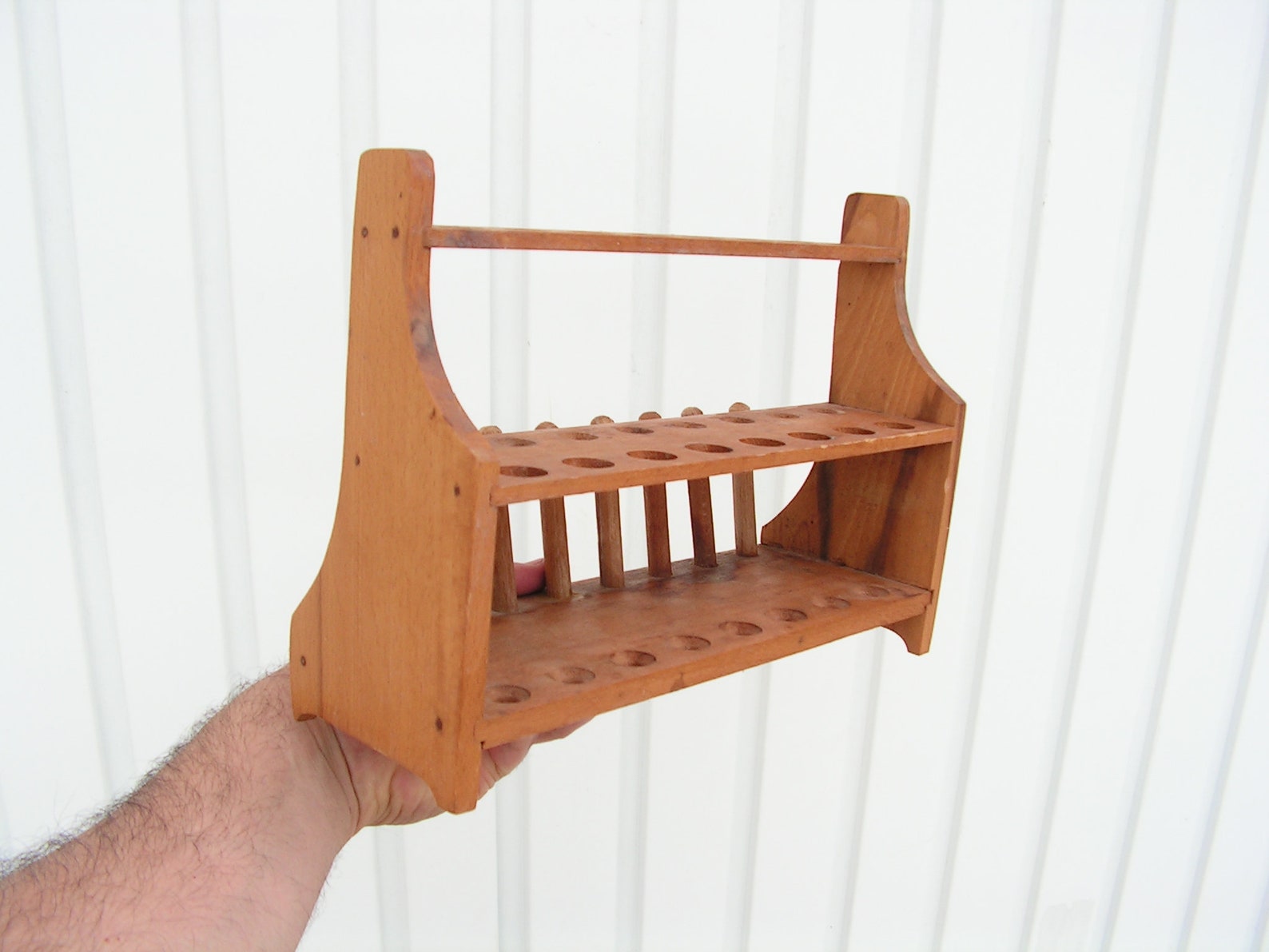 Wooden Lab Rack Test Tube Holder Vintage Lab Equipment Stand Cabinet ...