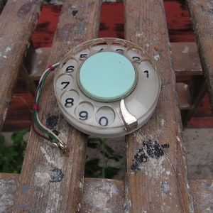 Vintage Phone Dial Disk Retro Phone Part Dialing Disk Rotary Telephone ...