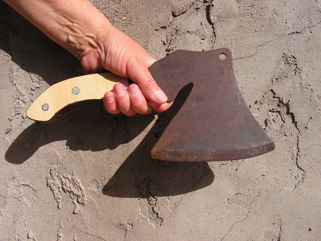 Kitchen Ax Vintage Cleaver Knife Meat Chopper Vintage Ax Old Farmhouse ...