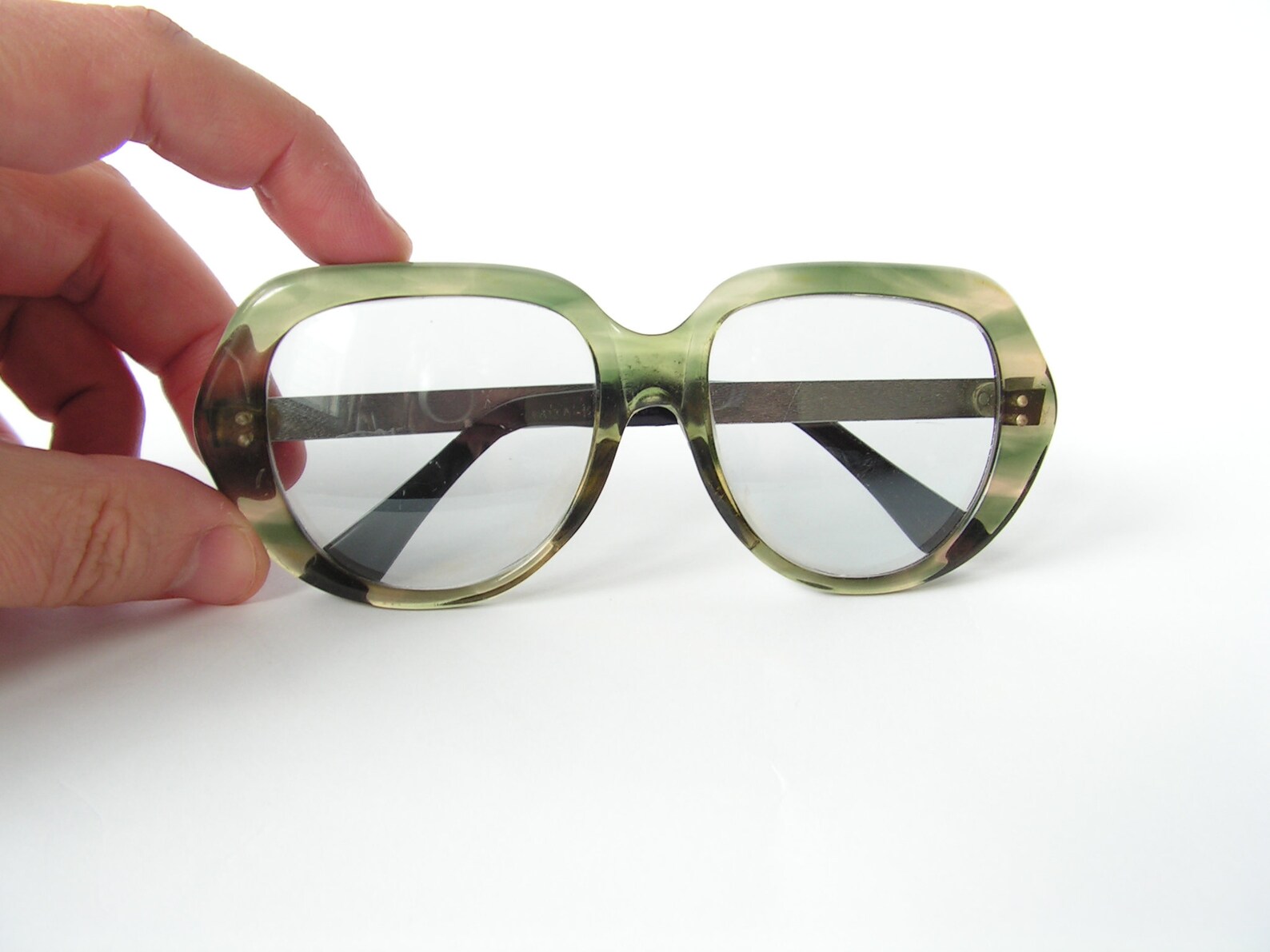 Vintage OPTA Green Optyl Reading Glasses, Oversized Eyewear - Etsy