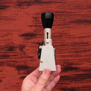 Vintage Automatic Numbering Machine Old Office DDR Stamp Retro - Etsy